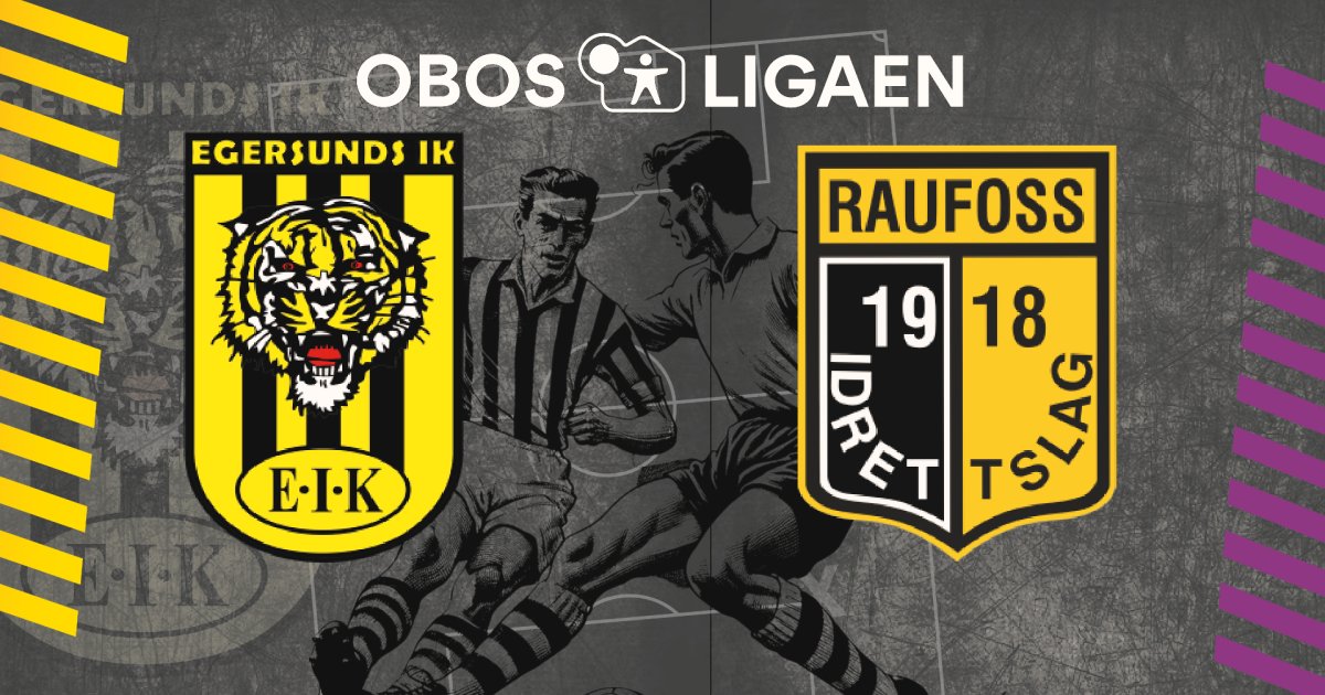 Kampprogram EIK - Raufoss / Egersunds IK